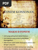 Fonem Segmental-FONEM VOKAL, KONSONAN DAN OINJAMAN | PDF