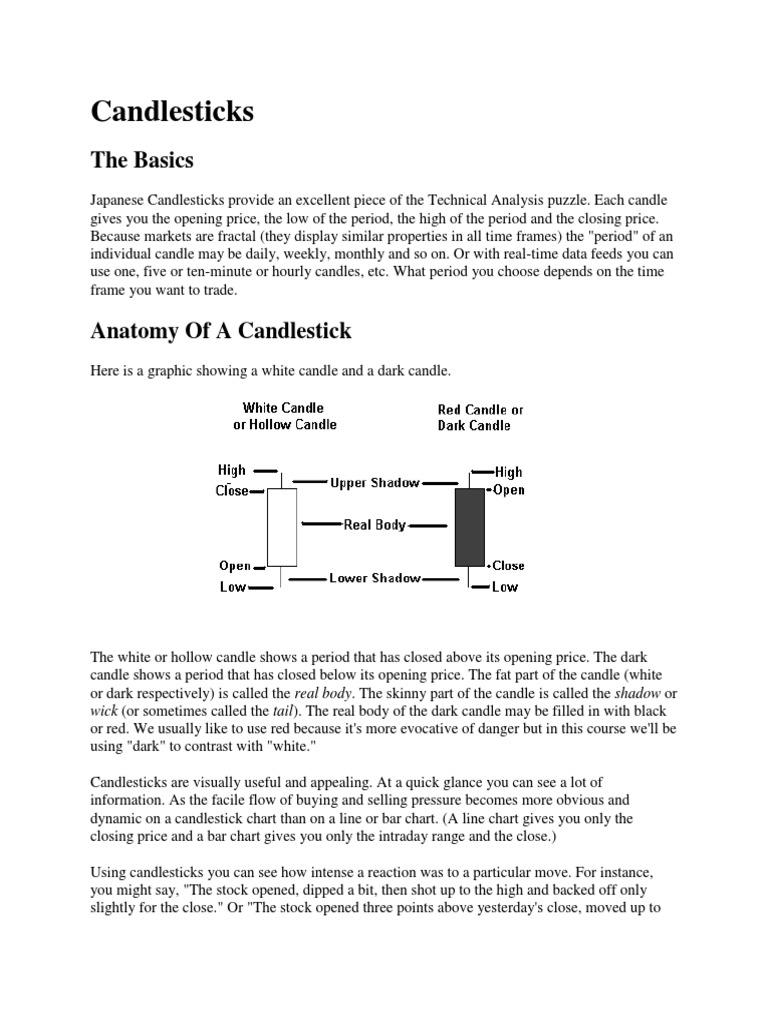 Candlesticks - The Basics (2000) PDF | PDF | Market Trend | Technical ...