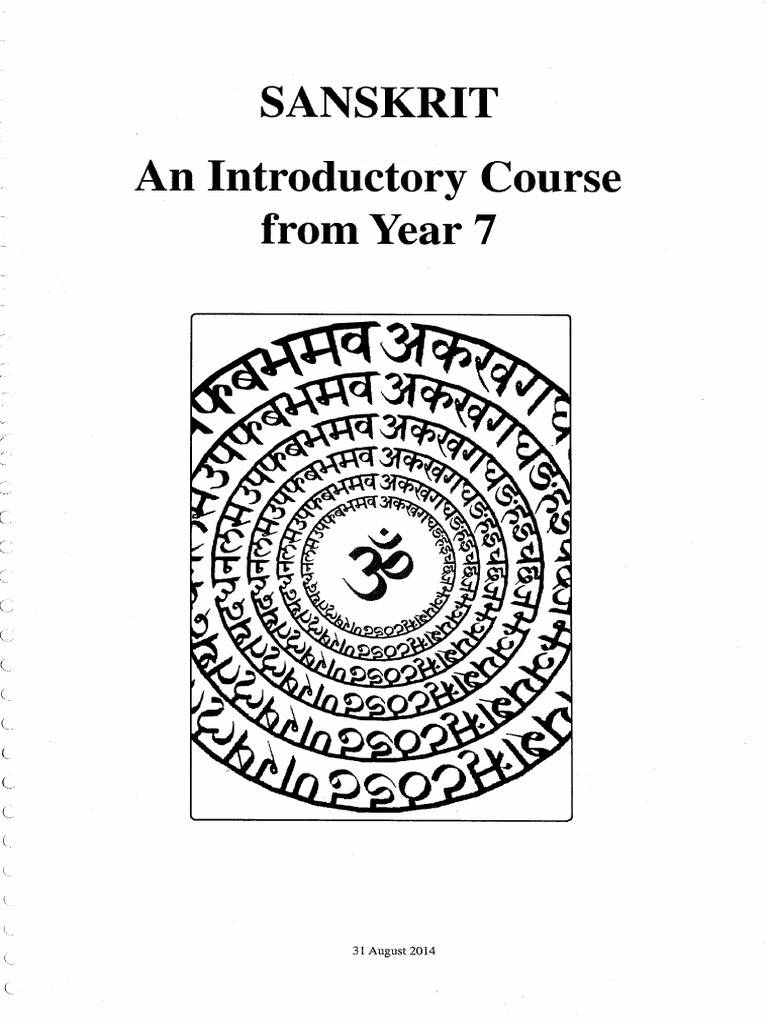 Introduction To Sanskrit Language | PDF | Grammatical Gender | Subject ...