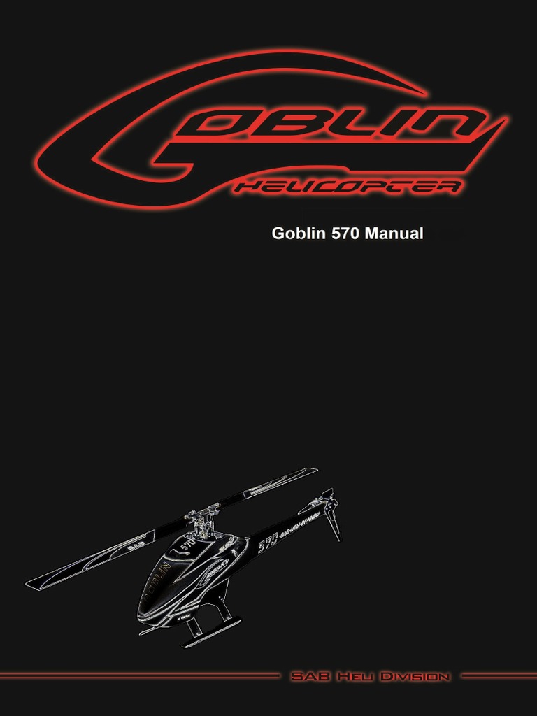 Heli Goblin 570 | PDF | Screw | Helicopter