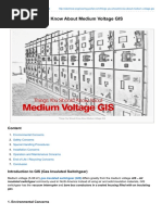 33KV GIS Switchgear Overview and Details | PDF | Switch | Power (Physics)