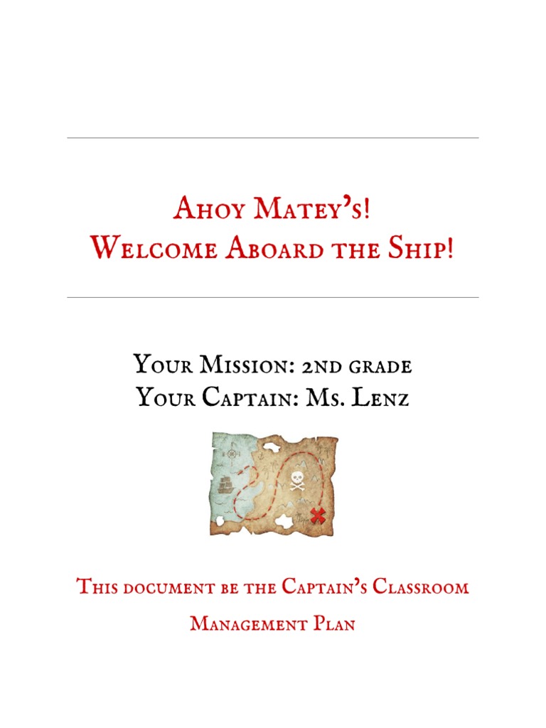 Ahoy Matey's! Welcome Aboard The Ship!: Your Mission: 2nd Grade Your ...