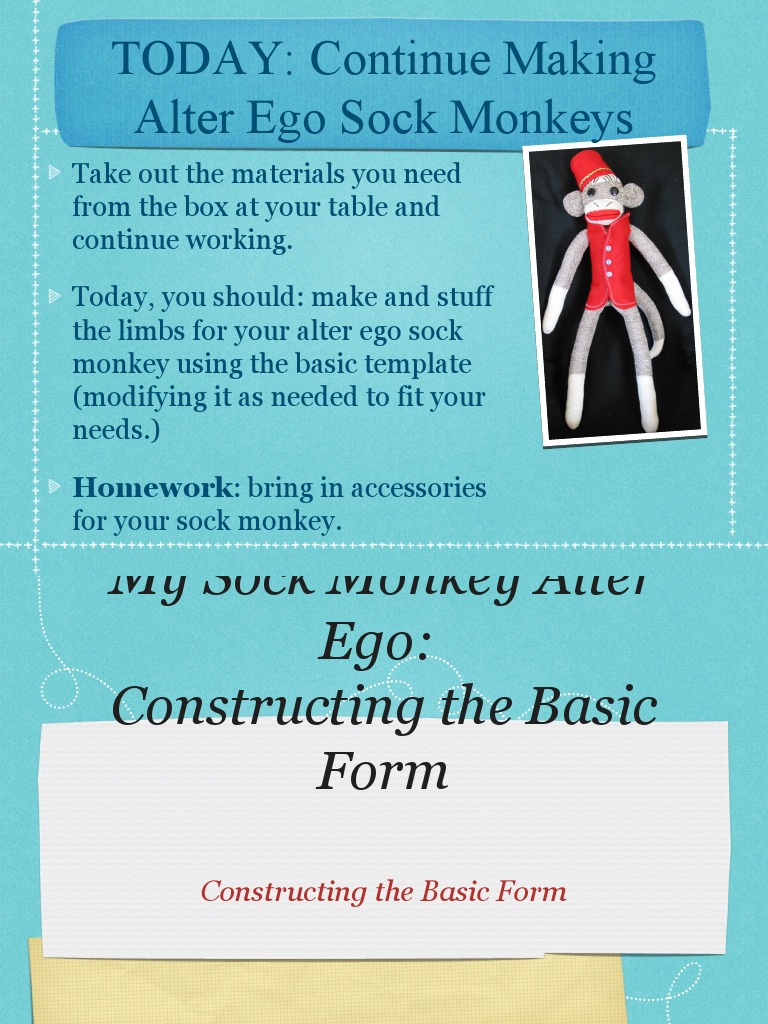 LESSON 4 Review Continue To Make A Sock Monkey | PDF