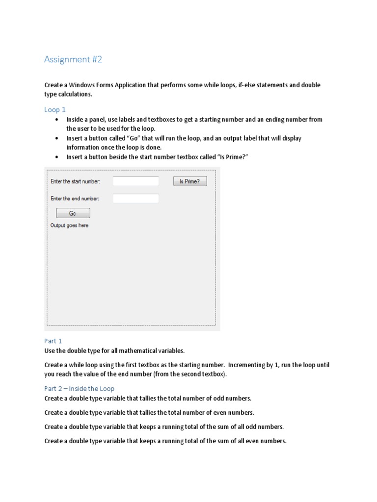Assignment 2 Loop 1 Pdf Boolean Data Type Control Flow 7511