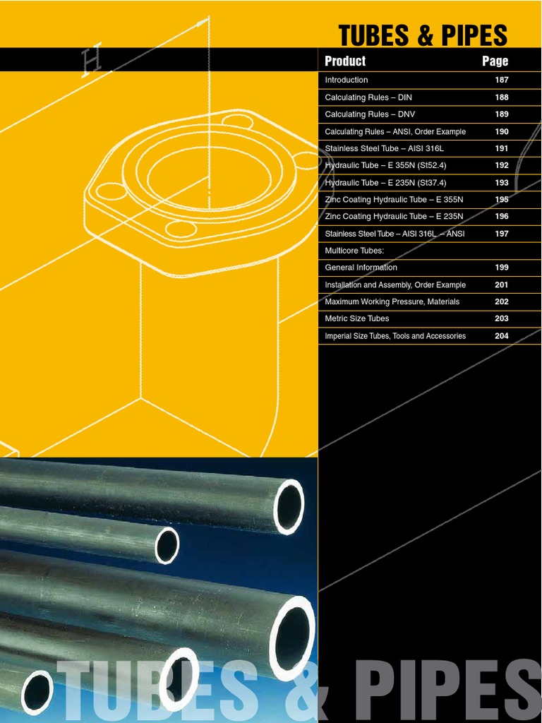 Tubes Pipes | PDF | Pipe (Fluid Conveyance) | Yield (Engineering)