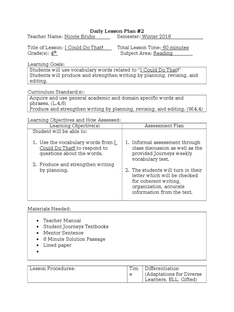 4e Lesson | PDF | Educational Assessment | Sharing