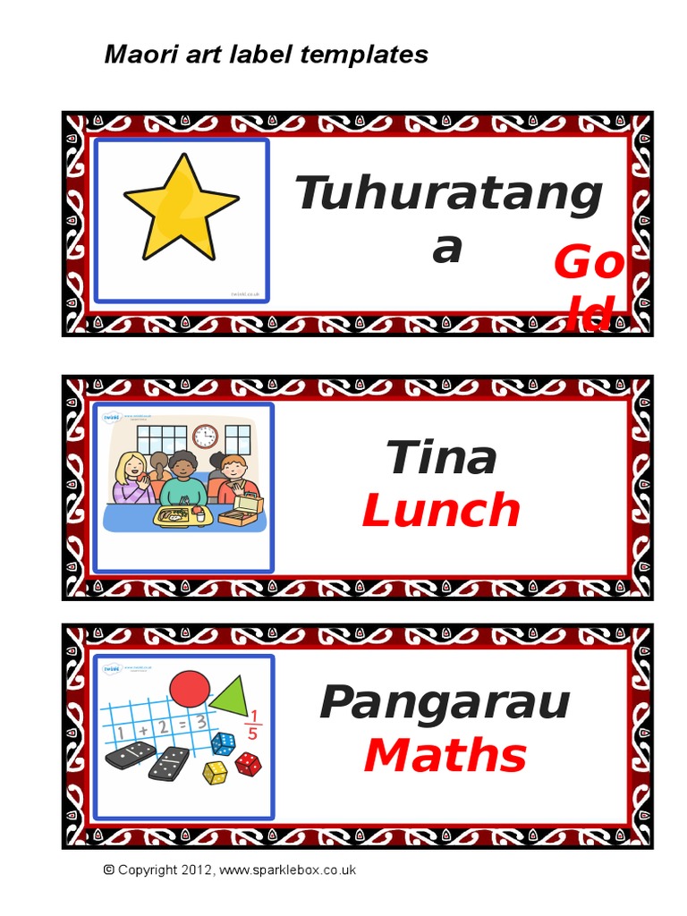 Daily Timetable With Te Reo | PDF