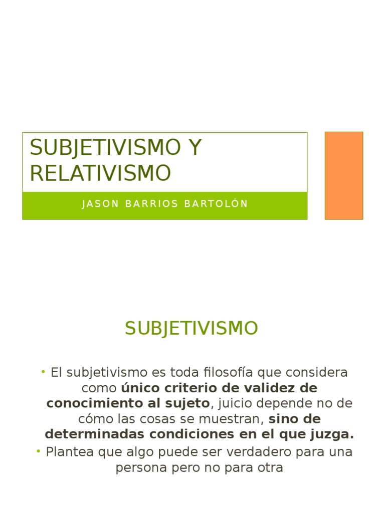 Subjetivismo
