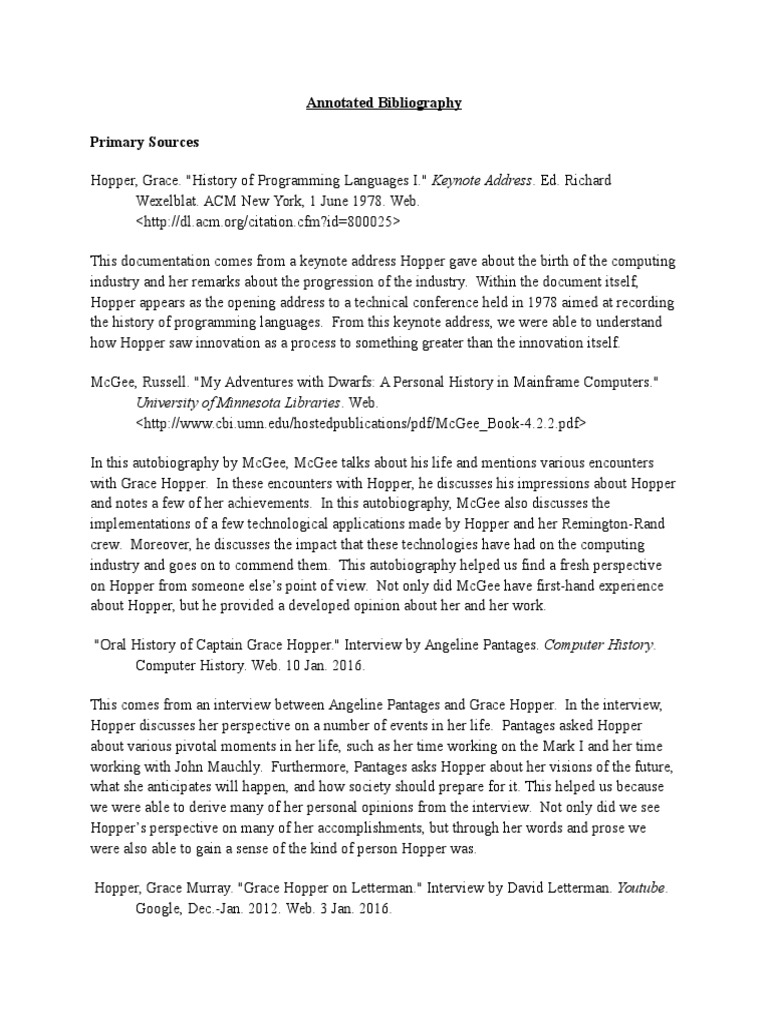 Annotated Bibliography | PDF | Computing | Computer Engineering