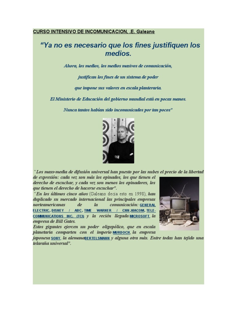 Curso Intensivo de Incomunicacion | PDF | Comunicación | Información