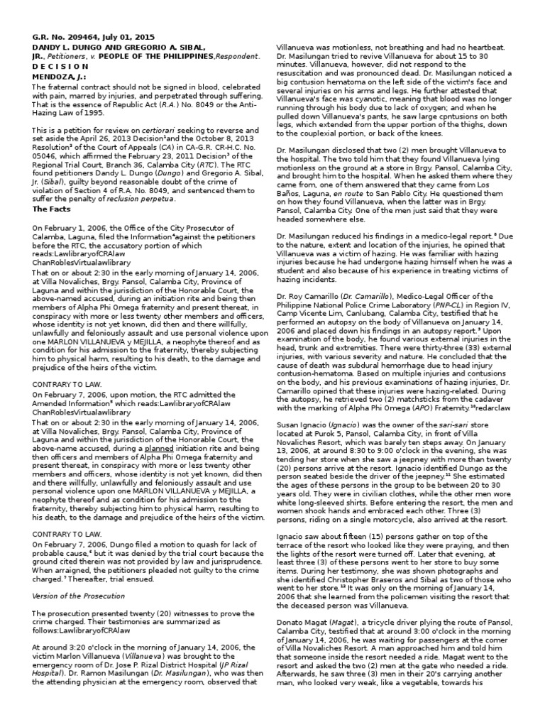 Dandy Dungo V People | PDF | Crime & Violence | Crime Thriller