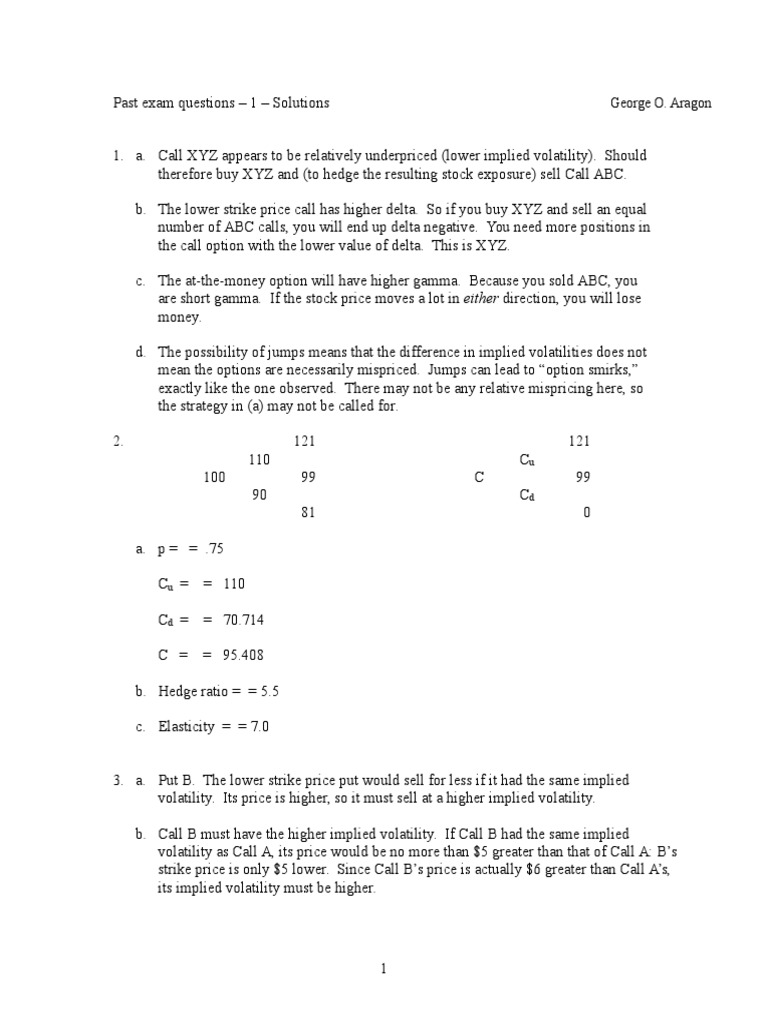 American Barrick Case Study Solution | PDF | Greeks (Finance) | Implied ...