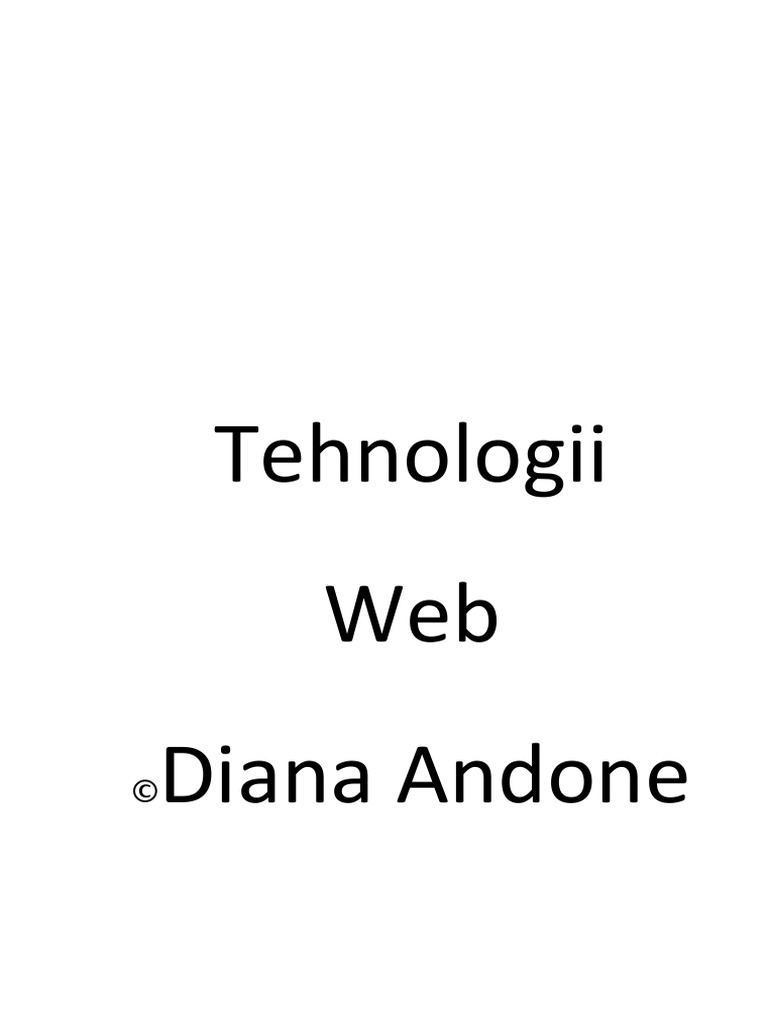 Curs Web | PDF