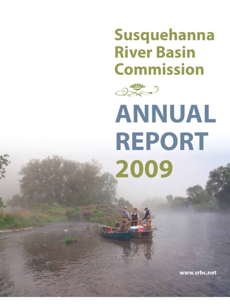 Susquehanna River Basin Commission Annual Report 2009 | PDF | Flood ...