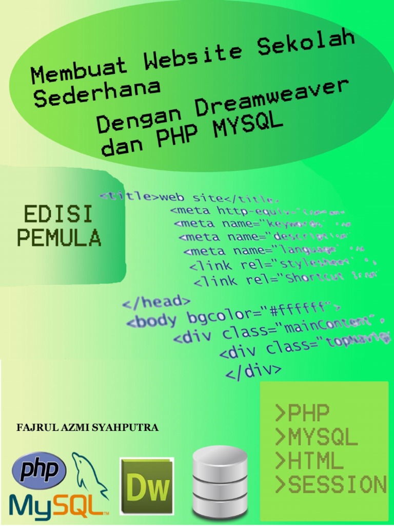 Membuat Website Sekolah Sederhana Dengan Dreamweaver Dan PHP MYSQL ...