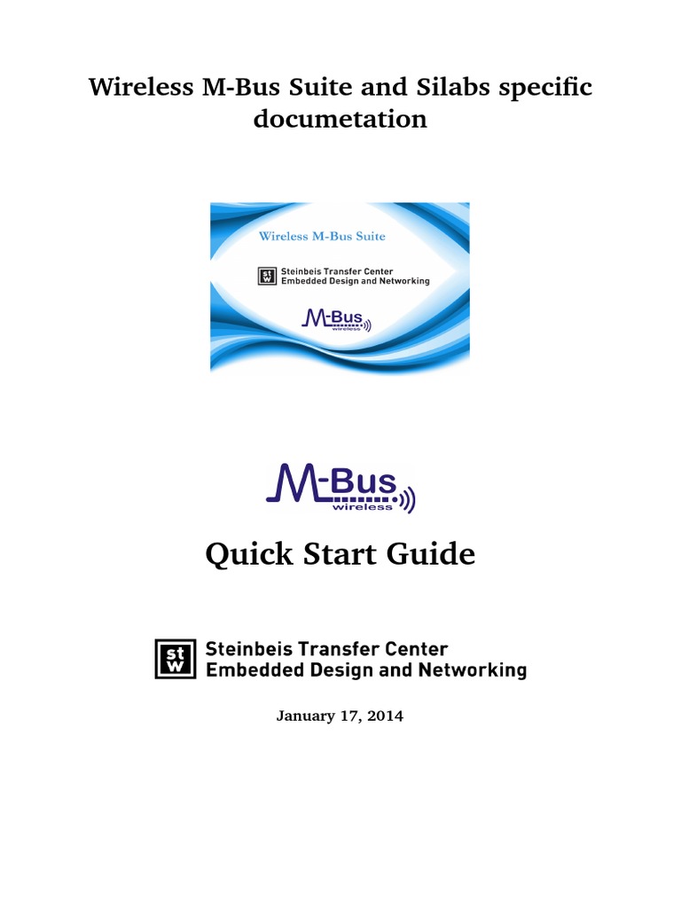 Wireless M Bus Quick Start Guide | PDF | Computer Data Storage ...
