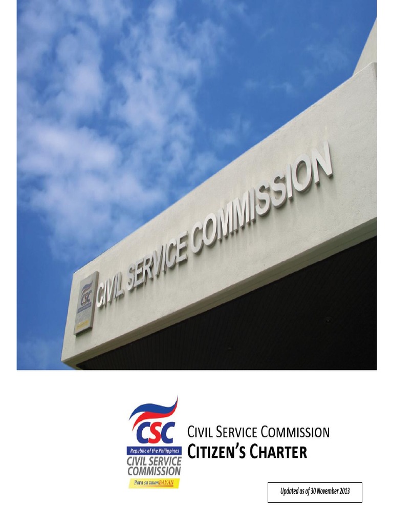 Civil Service Commission Overview | PDF | Identity Document | Notary Public