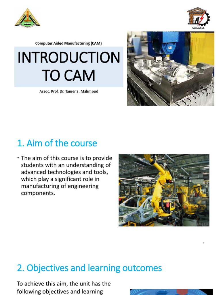 Introduction To CAM - Pdfud Abdul Majeed - 1 - Introduction To CAM ...