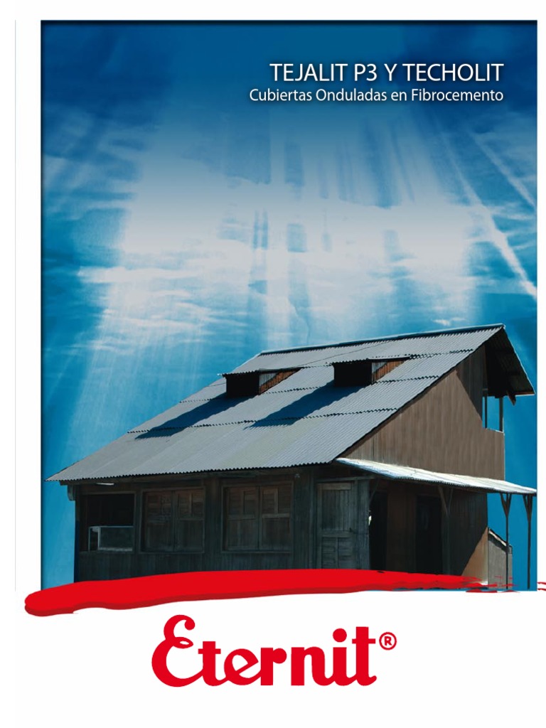 03 Cubiertas Tejalit Techolit | El hombre hace Materiales | Ingeniería ...