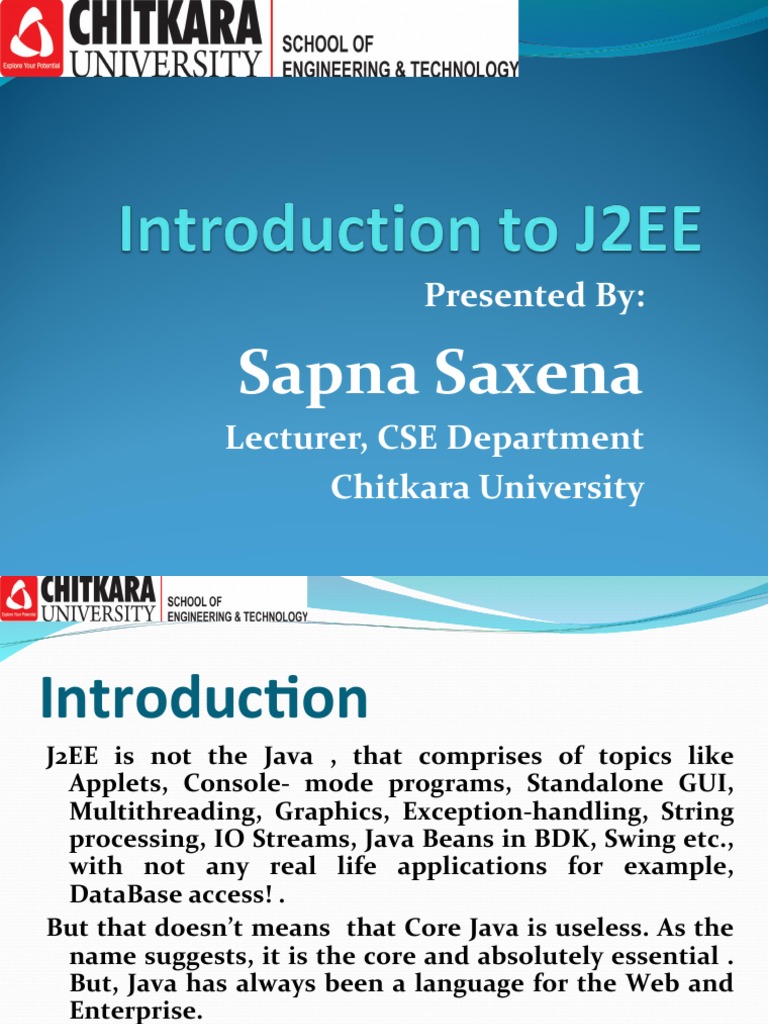 Sapna Saxena: Presented by | PDF | Java (Programming Language) | Databases