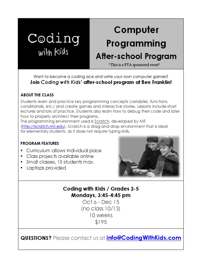 Coding With Kids | PDF | Scratch (Programming Language) | Communication