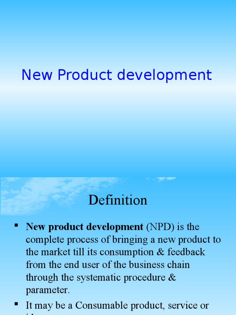 New Product Development Process Explained | PDF | New Product ...