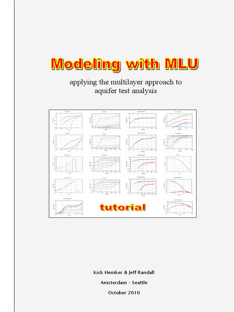 MLU For Windows 2.25 Tutorial | PDF | Aquifer | Hydrogeology