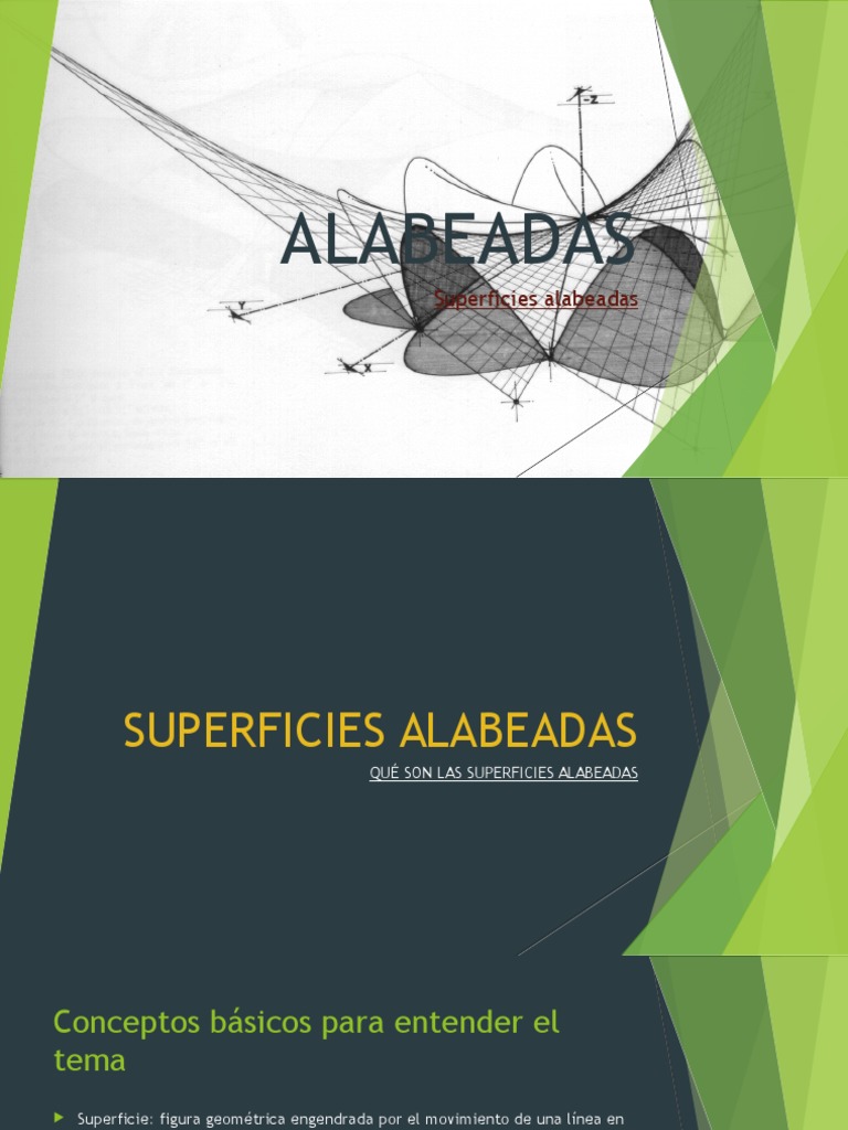 presentacion alabeadas | Curva | Geometría