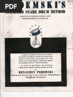 Intermediate Snare Drum Studies - Mitchell Peters | PDF