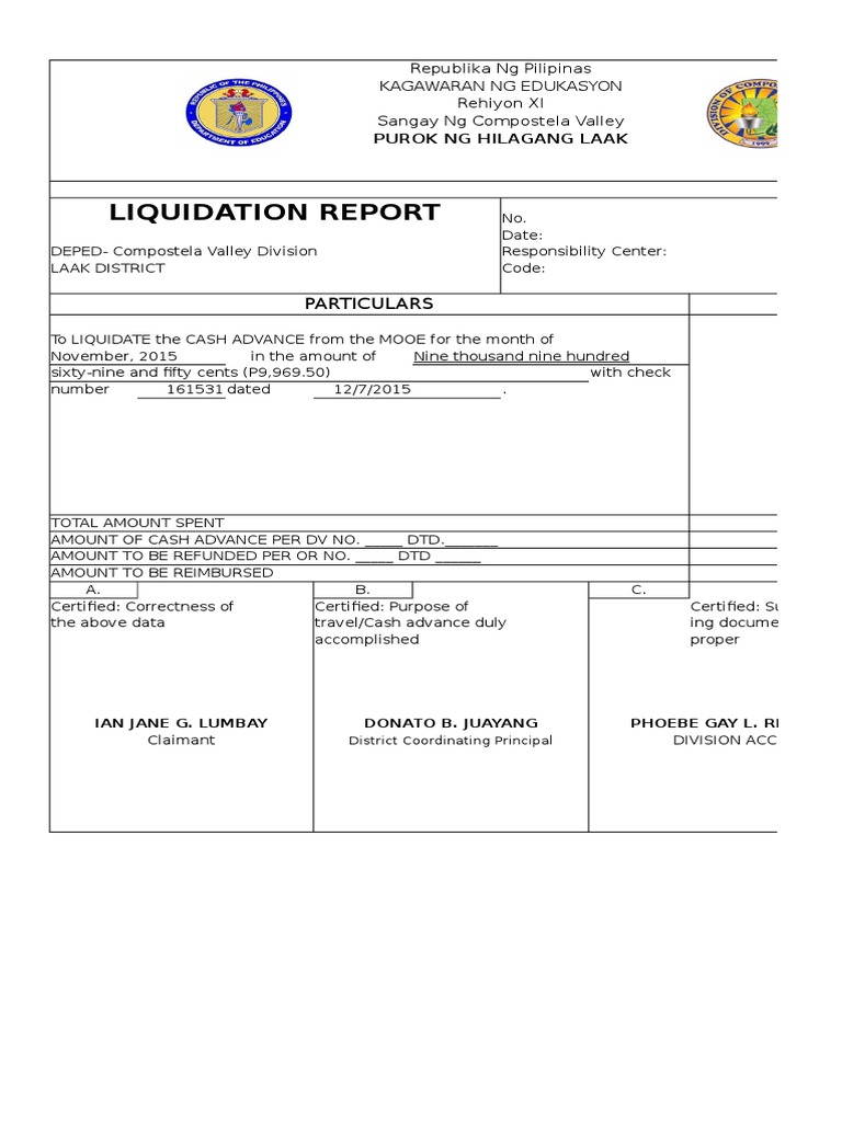 Mooe Forms | PDF | Cheque | Payments