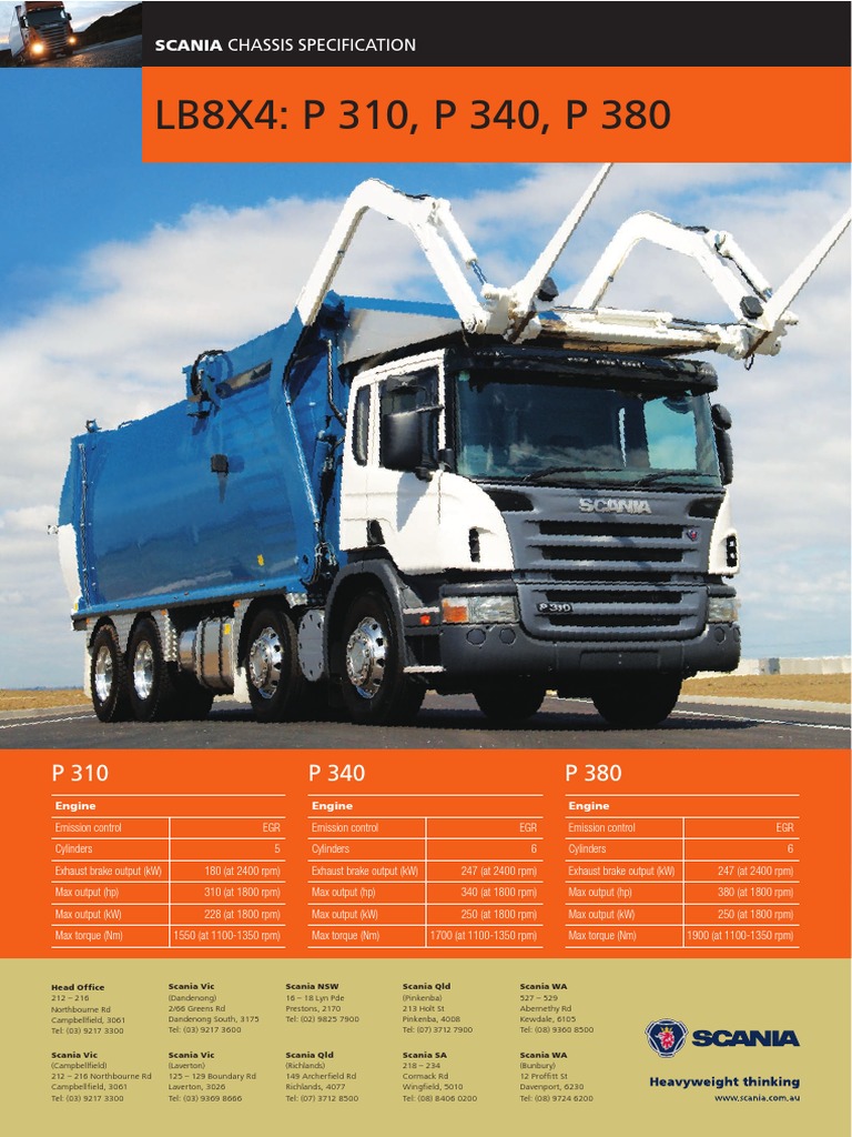 Scania - P310 P340 P380 | PDF | Suspension (Vehicle) | Automobile Layouts