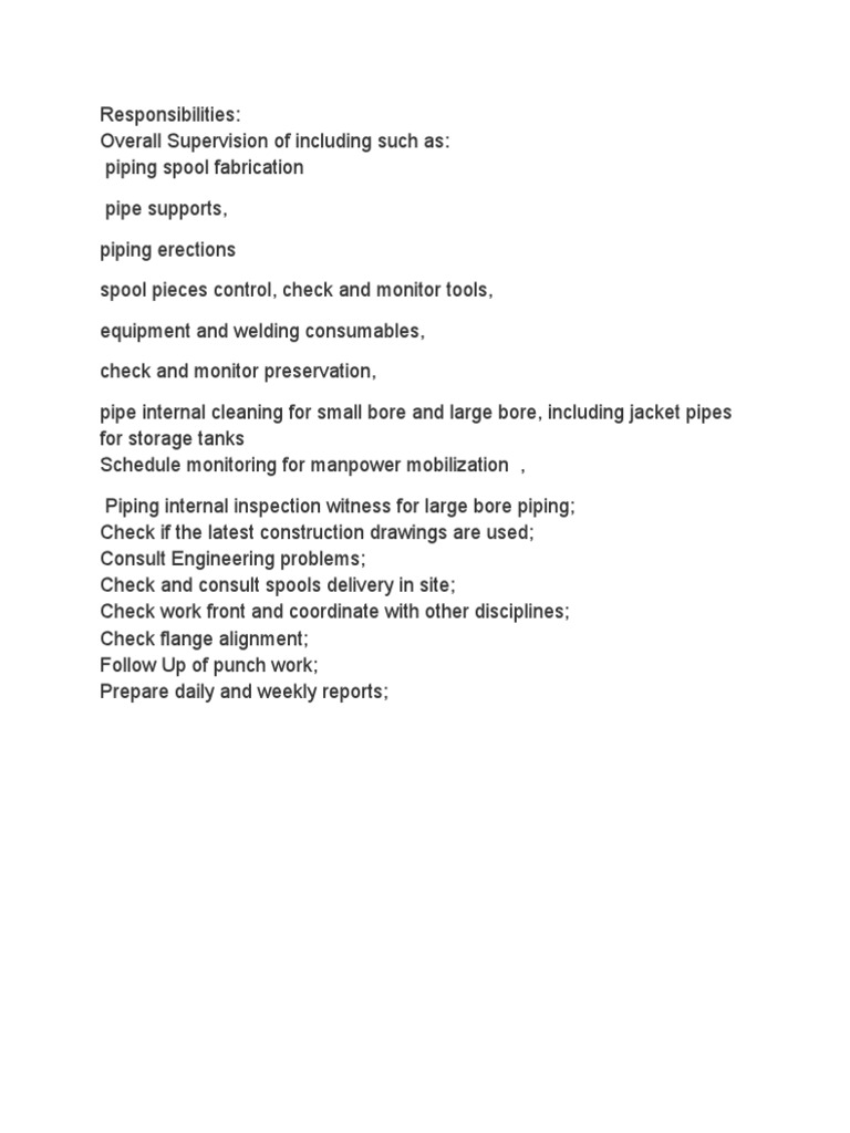 Site Responsibilities | PDF