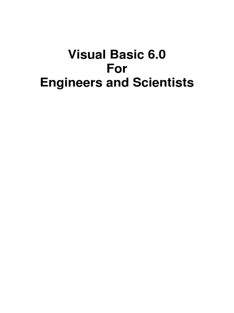 VB Book - ThankGod Egbe | PDF | Visual Basic For Applications | Subroutine