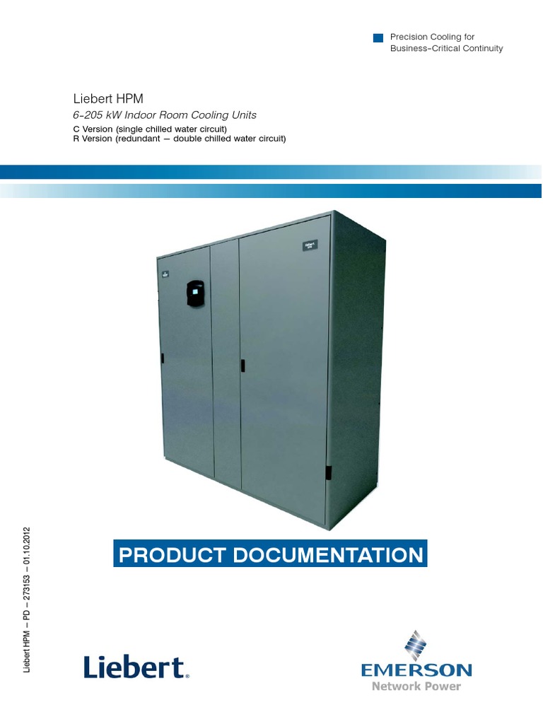 Product Manual Emerson HPM CW+R 10.2012 | PDF | Mechanical Fan | Air ...