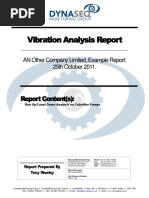 Vibration Analysis Report Overview | PDF | Bearing (Mechanical ...