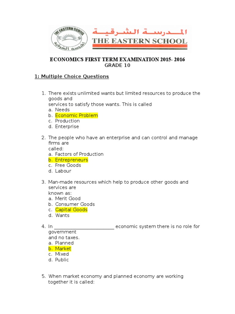 Grade 10 Answers | Download Free PDF | Supply (Economics) | Demand
