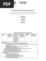 Clinical Teaching Plan Sample | PDF | Nursing | Teachers