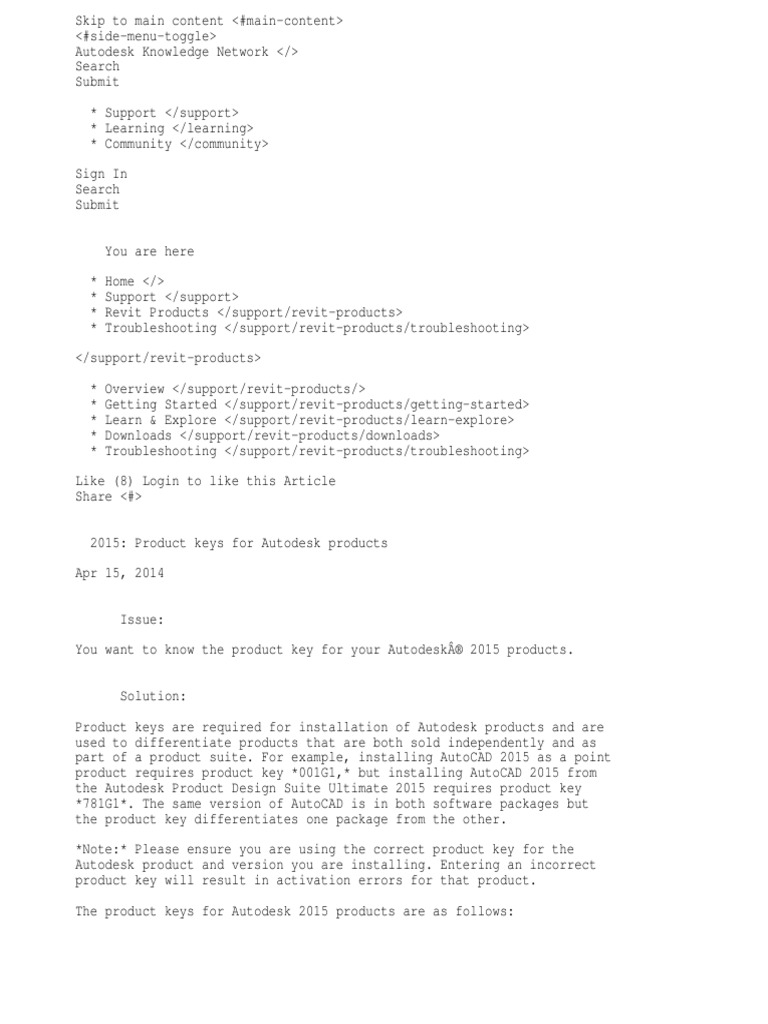 Autocad 2015 Product Key - ilidaorama