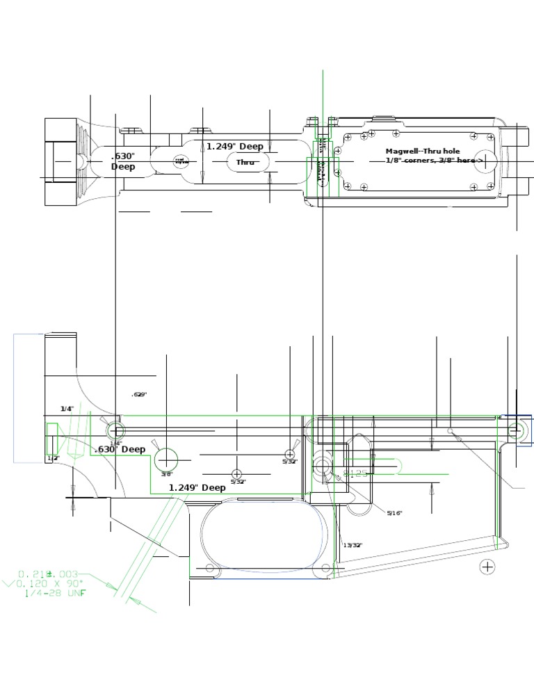 AR-15 Receiver Template | PDF
