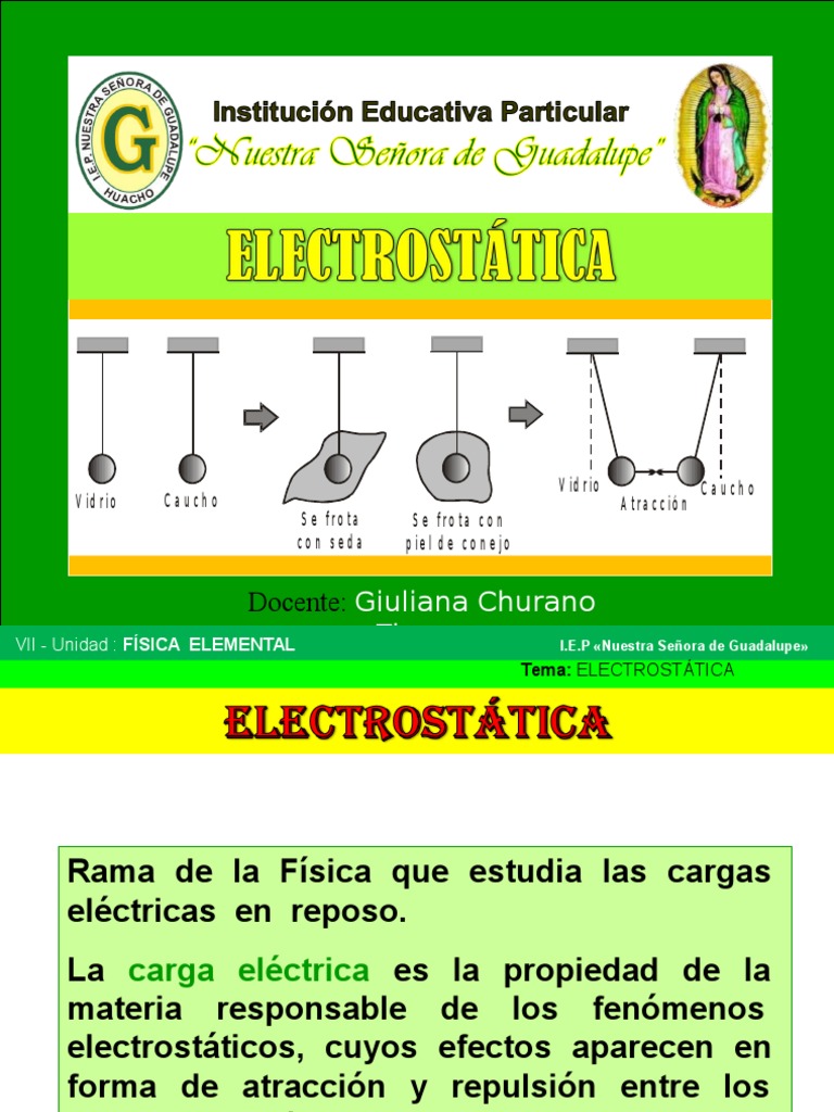 Teoria de Electrostatica | PDF | Electrostática | Tasas temporales