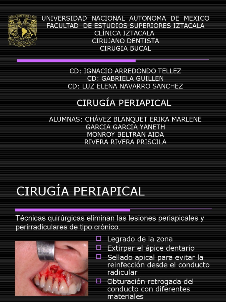 Cirugia Apical | PDF | Boca | Medicina CLINICA