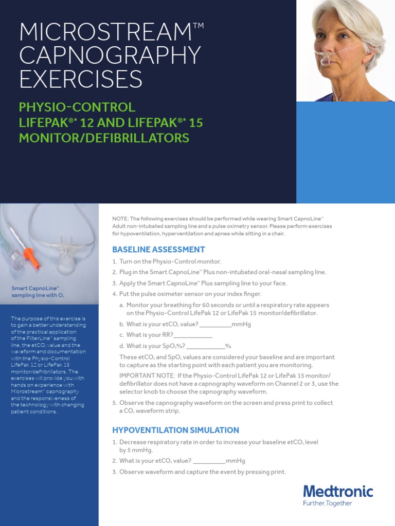 Microstream Capnography Exercises Physio-Control Lifepak® 12 and ...