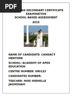 Religious Education Sba Outline | PDF | Anglicanism | Seventh Day ...