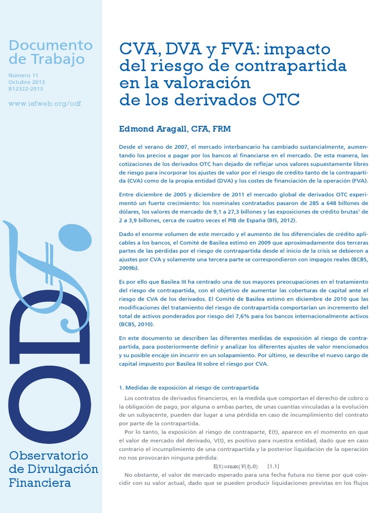 Cva, Dva y Fva | PDF