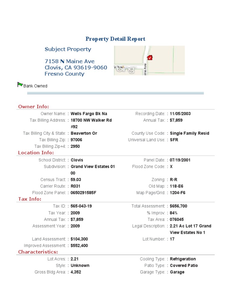 Rowell Property Detail Report | PDF | Nature | Foreclosure