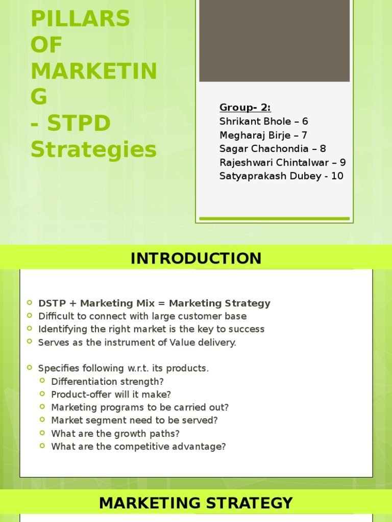 Marketing Strategy - STPD | PDF | Market Segmentation | Strategic ...