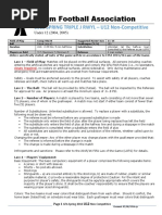 MYSAFA Team Sheet v2021 | PDF