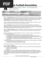 FIFA Rules on Abandoned Matches | PDF