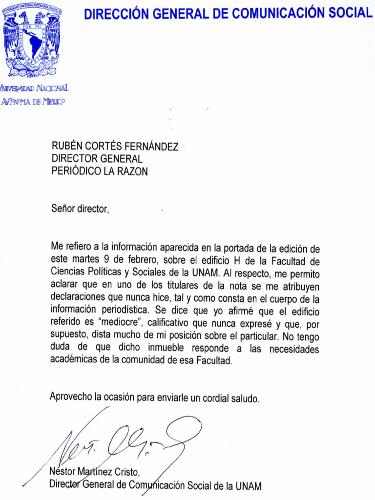 Carta Aclaratoria Pdf