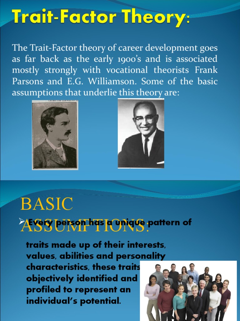 Trait-Factor Theory in Career Counseling | PDF